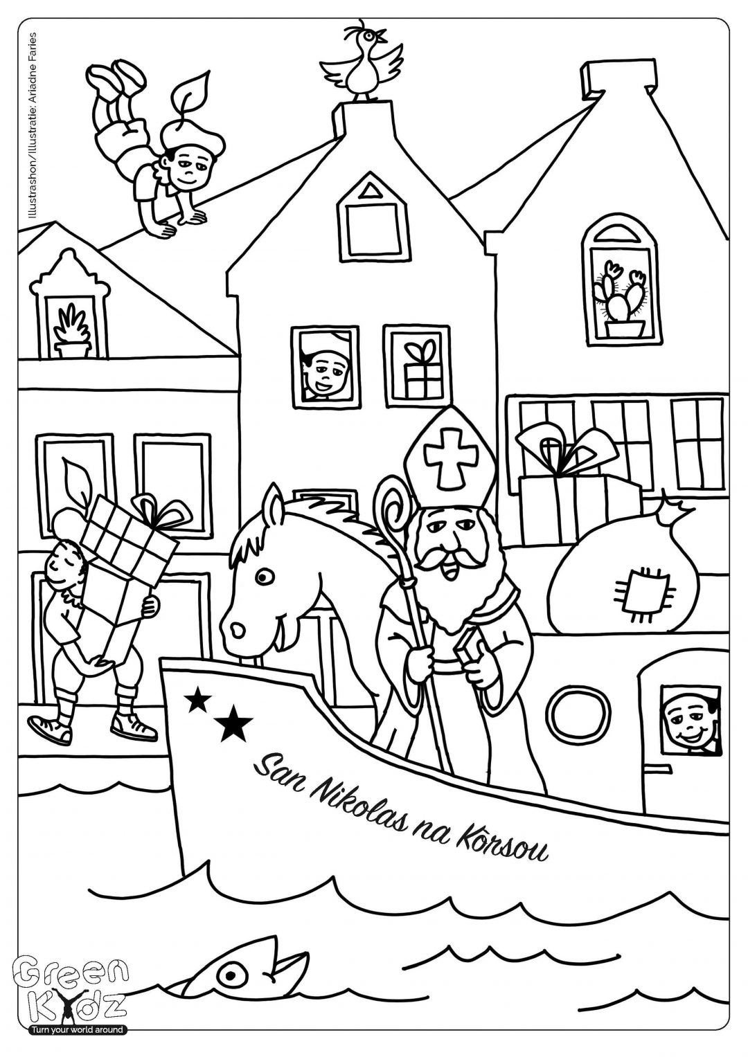 Caribische Kijk- en Kleurplaten | Greenkidz